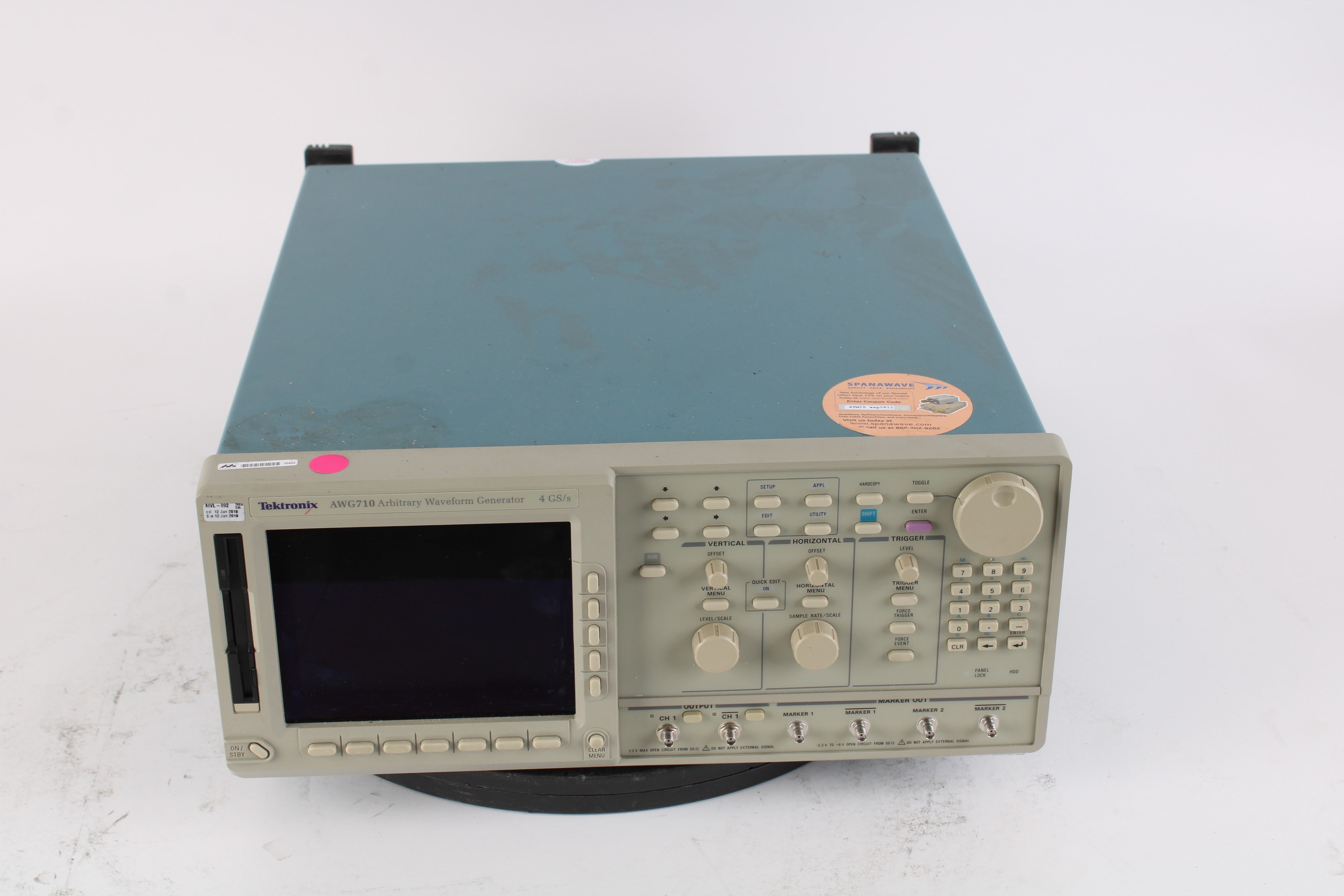 Tektronix AWG710 Arbitrary Waveform Generator - Missing Back Foot - OP ...