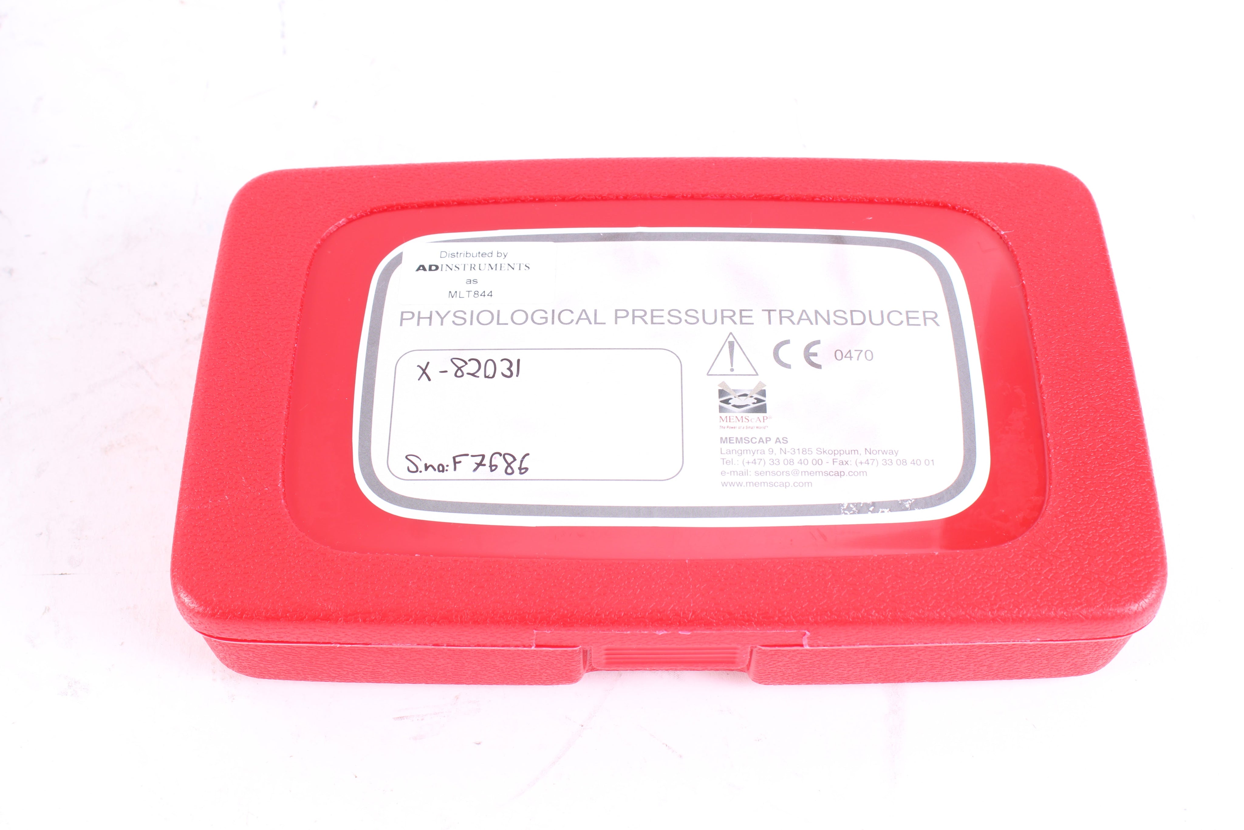 Memscap SP844 Transducer and Disposable Dome – NTC Tech