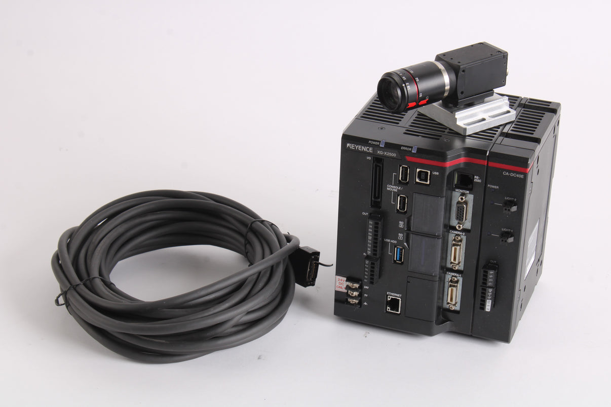 Keyence XG-X2500 Machine Vision - XG-H500M 5MP Camera - CA-DC40E – NTC Tech