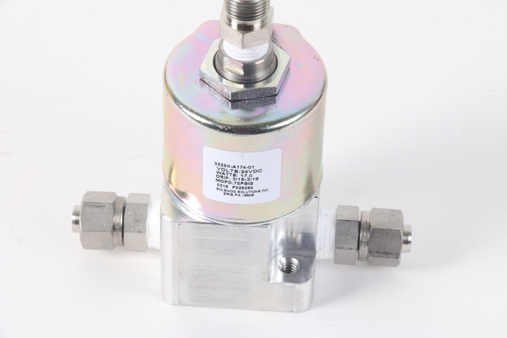 Solenoid Solutions 3225X-A174-01 24VDC Water Pressure Flow Switch – NTC Tech