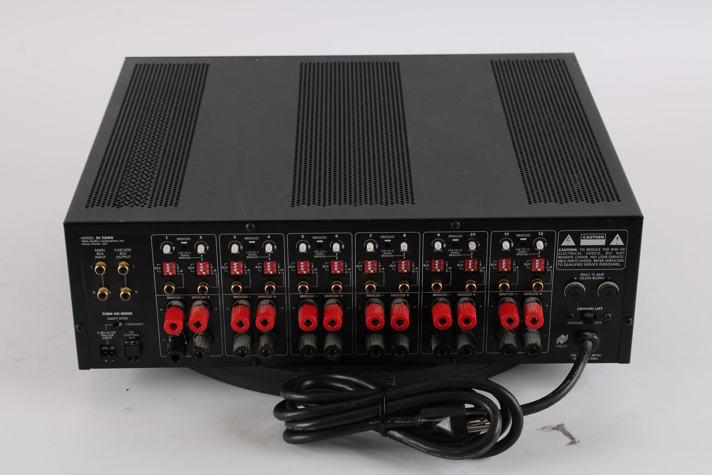 Niles SI-1200 12 Channel Power Amplifier System Integration Amplifier ...