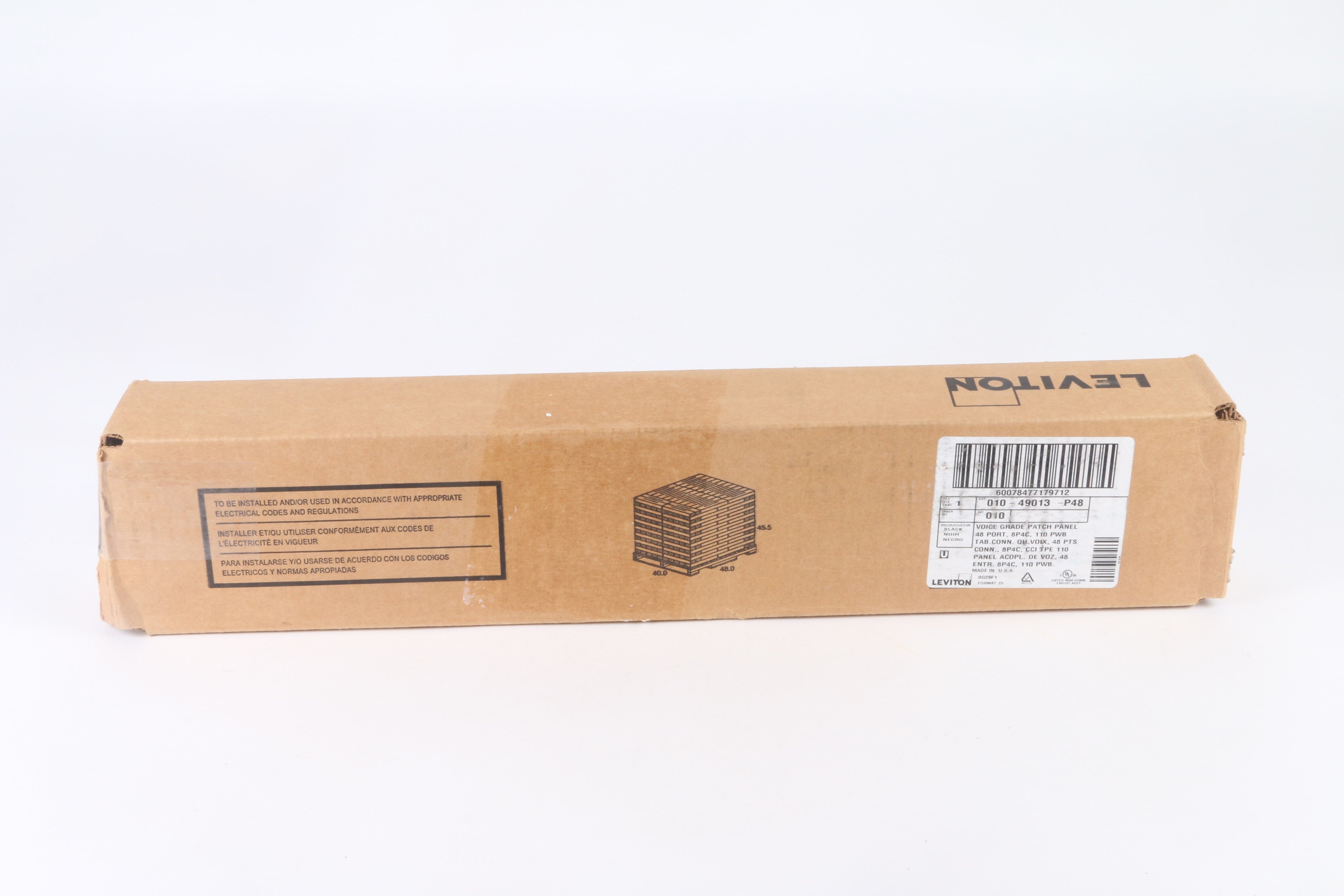 New Leviton 49013-P48 48 Port Voice Grade Patch Panel – NTC Tech
