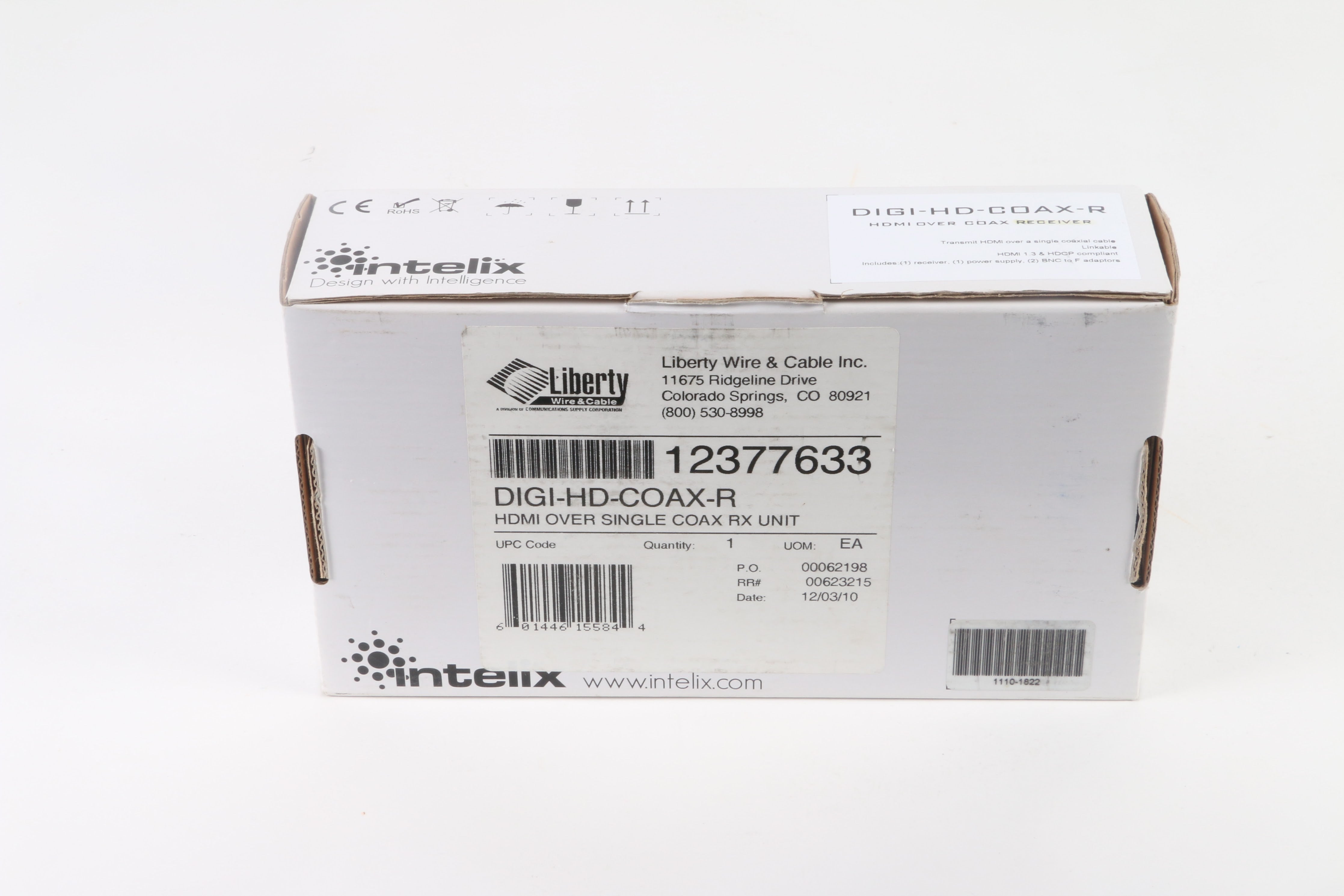 New Intelix DIGI-HD-COAX-R Receiver – NTC Tech