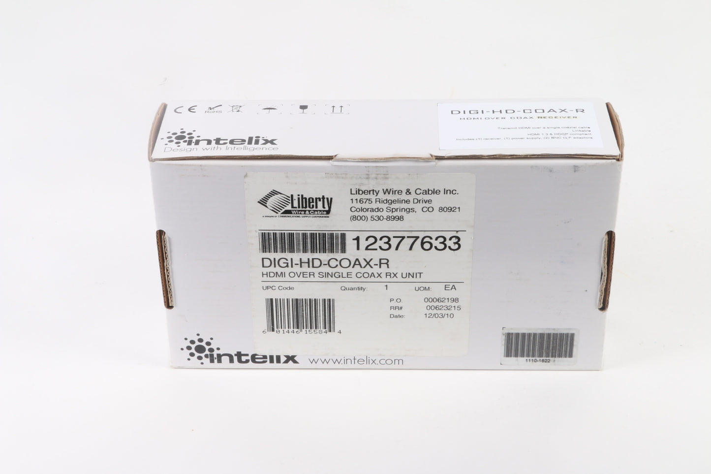 New Intelix DIGI-HD-COAX-R Receiver – NTC Tech