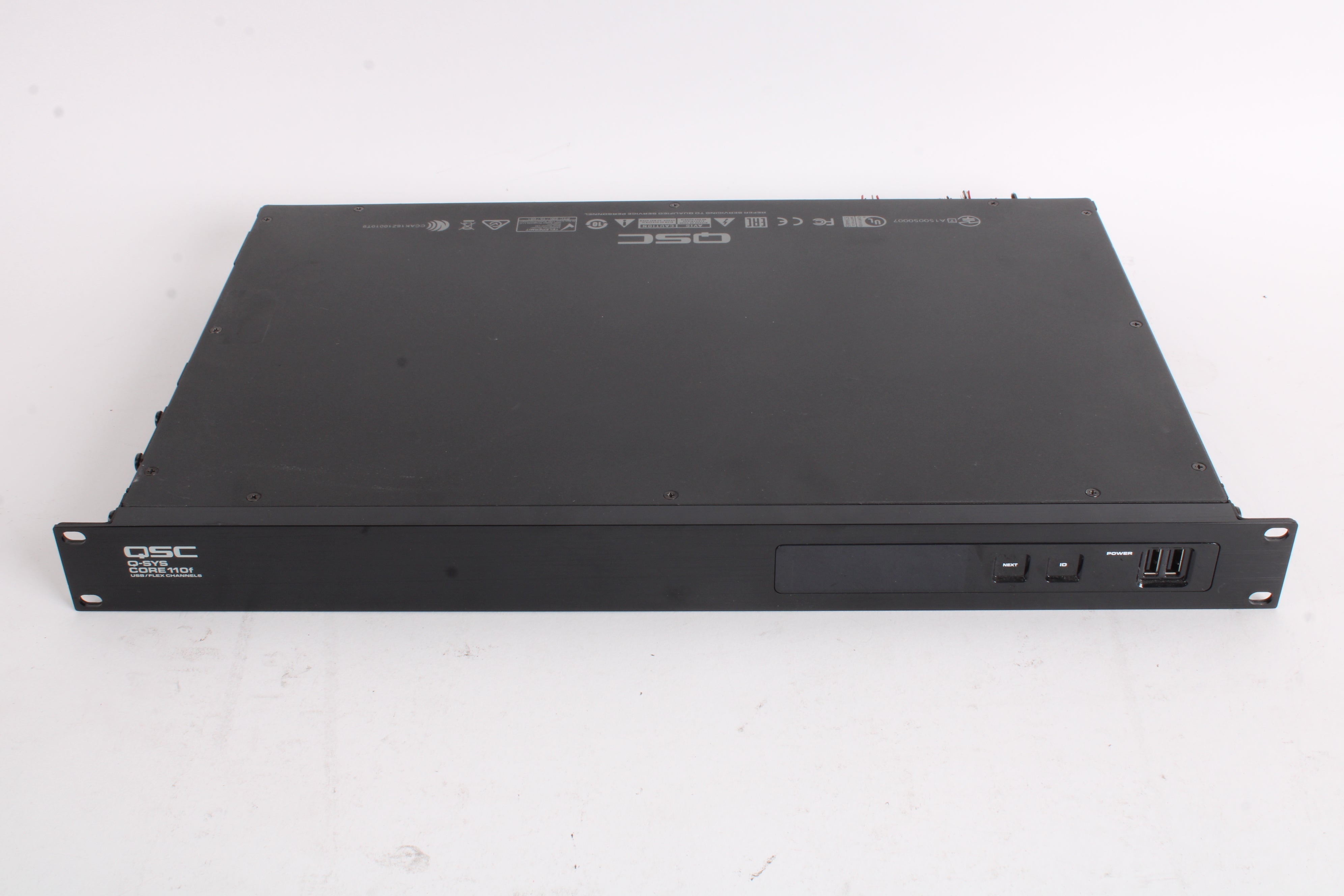 QSC Q-SYS Core 110f USB/ Flex Channels I/O Audio Signal Processor – NTC ...