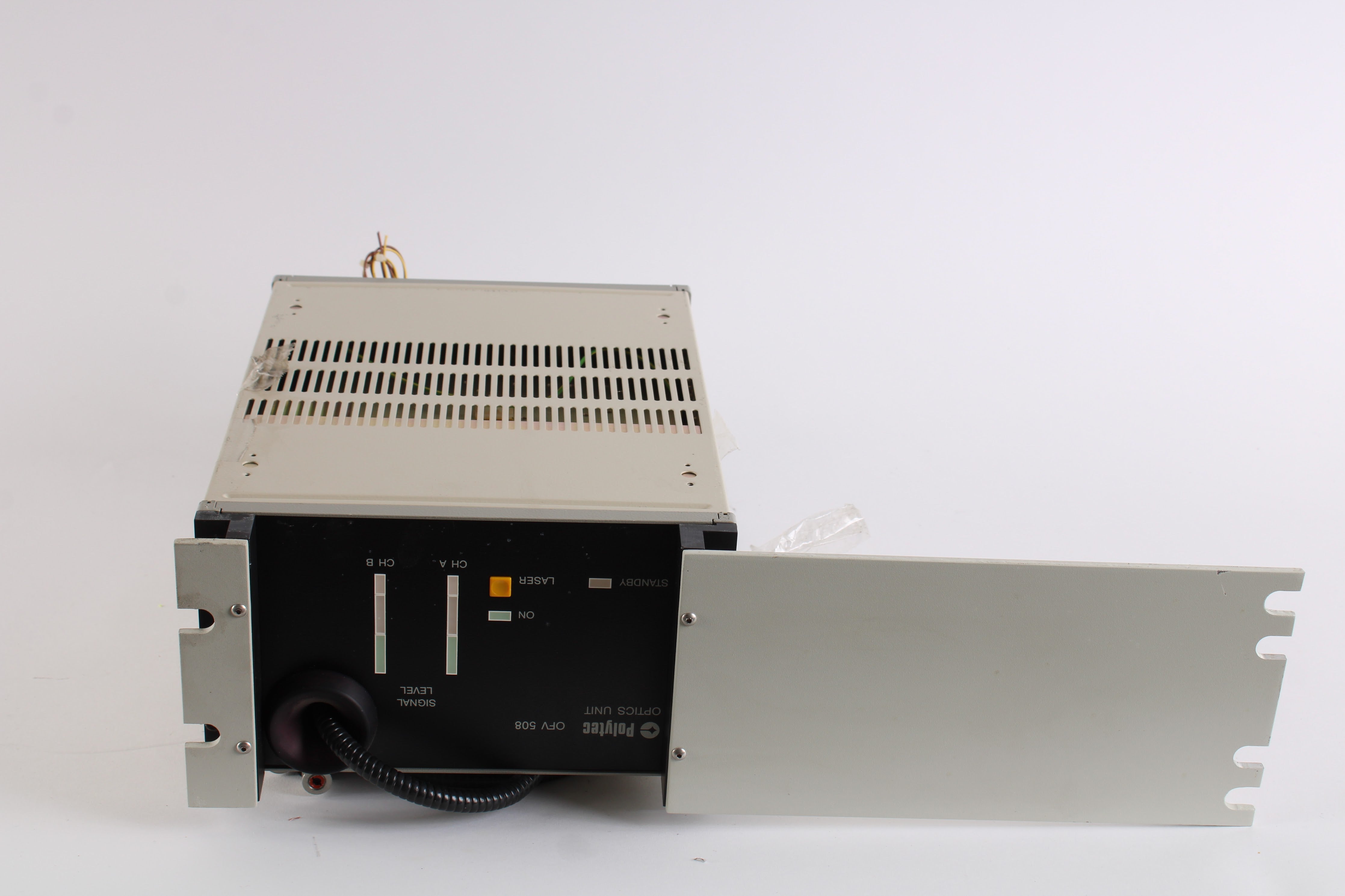Polytec OFV508 Laser Vibrometer Optical Unit OFV-508KU W/ Gooseneck Ca ...