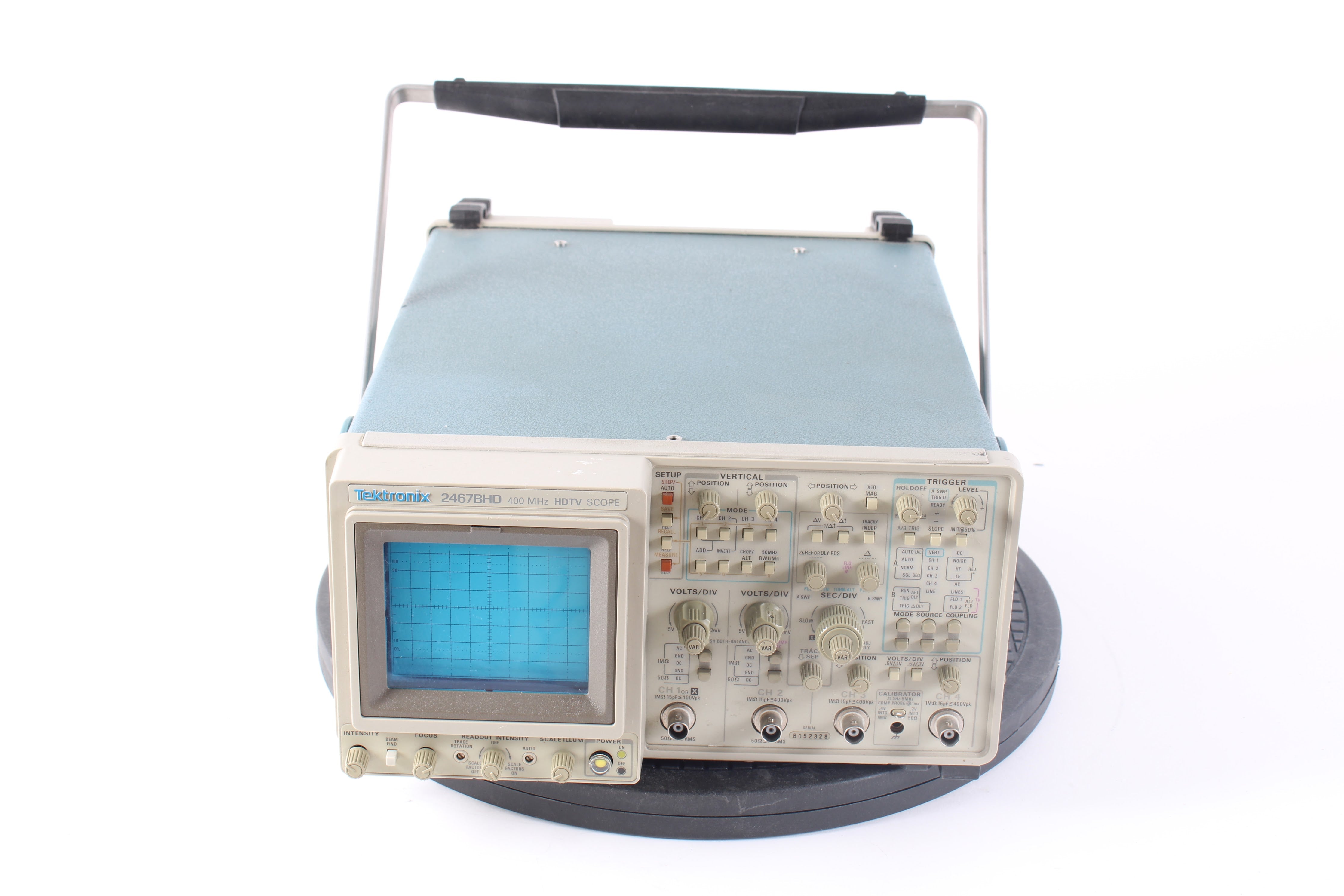 Tektronix 2467BHD 400 MHz HDTV Scope 4-Channel Analog Oscilloscope 246 ...