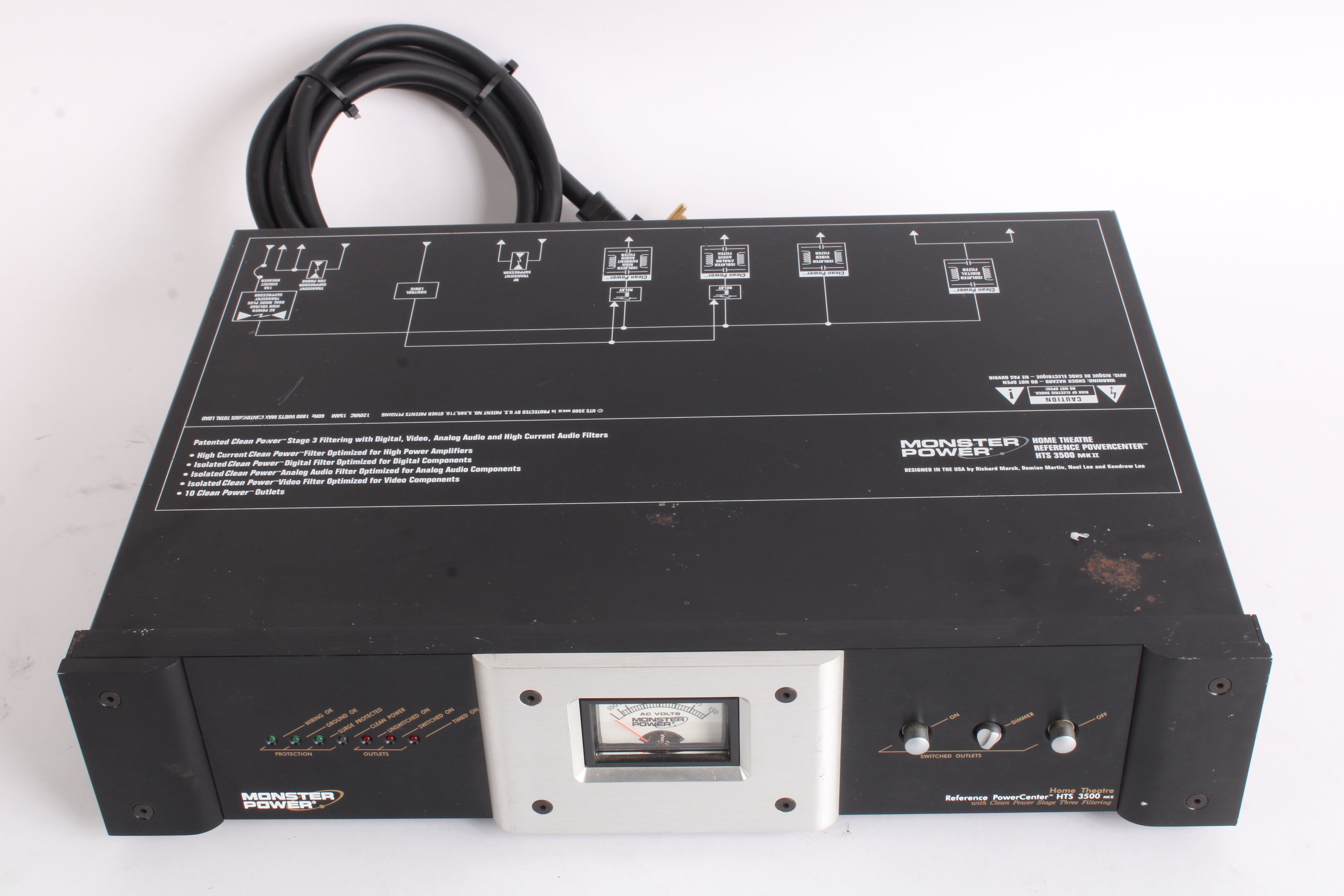Monster Reference PowerCenter HTS 3500 MKII Home Theatre Surge Protect ...