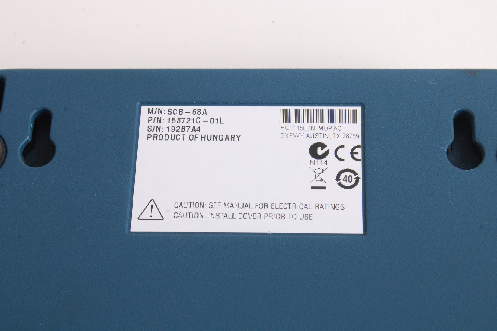 National Instruments NI SCB-68A Terminal Breakout Box (No cable) 15372 ...