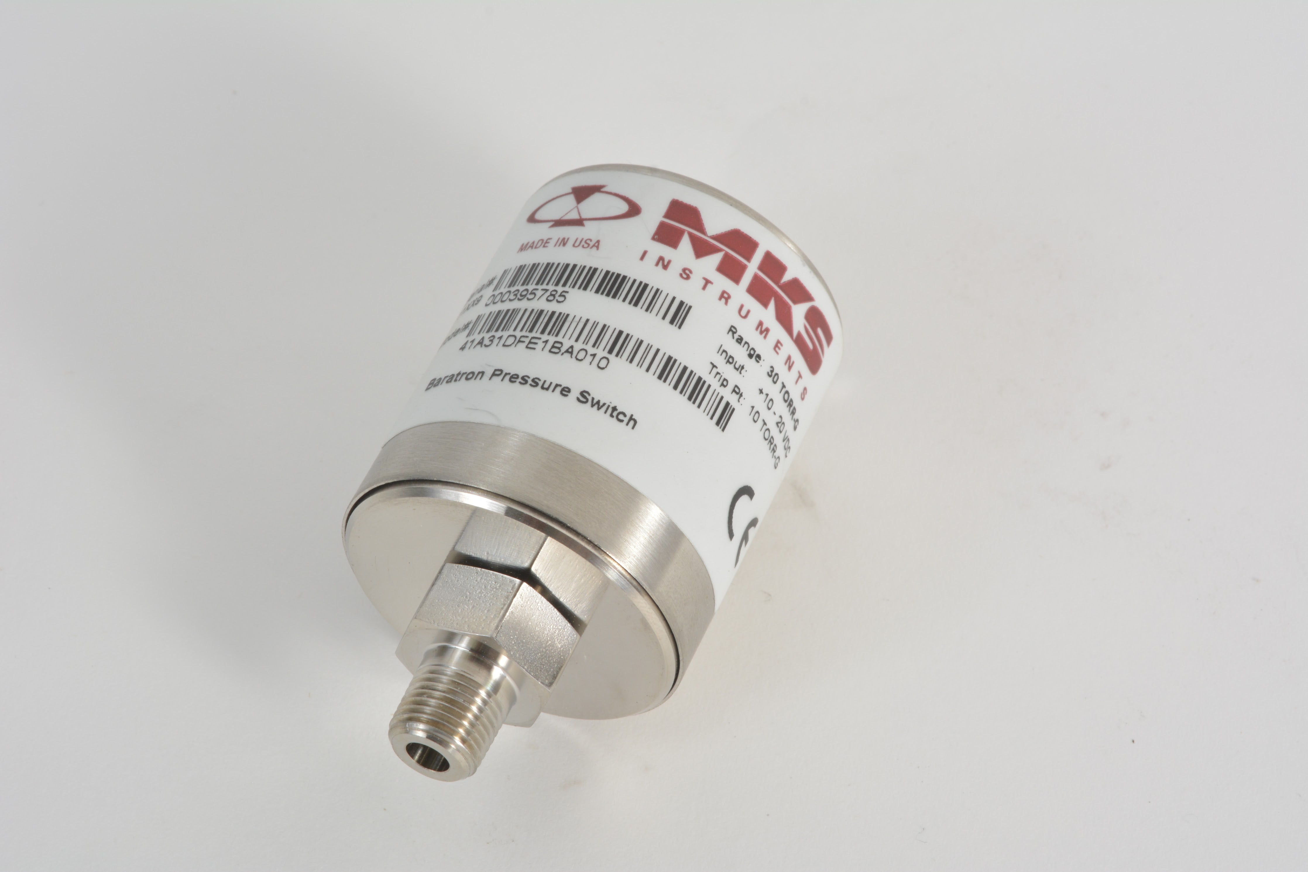 MKS Instruments 41A31DFE1BA010 Baratron Pressure Switch – NTC Tech