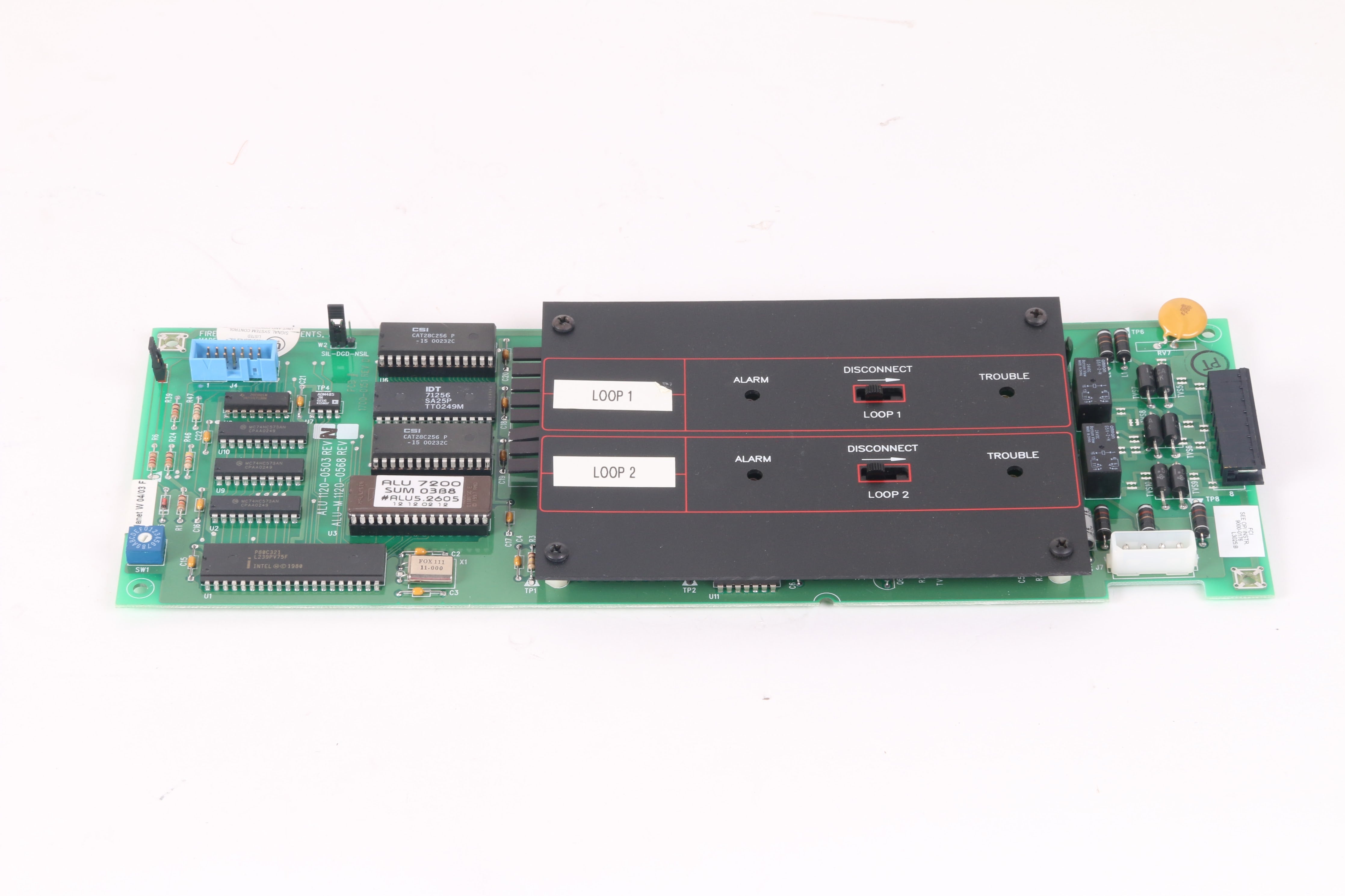 FCI ALU 7200 1120-0503 Fire Alarm Card Board - Revision N – NTC Tech