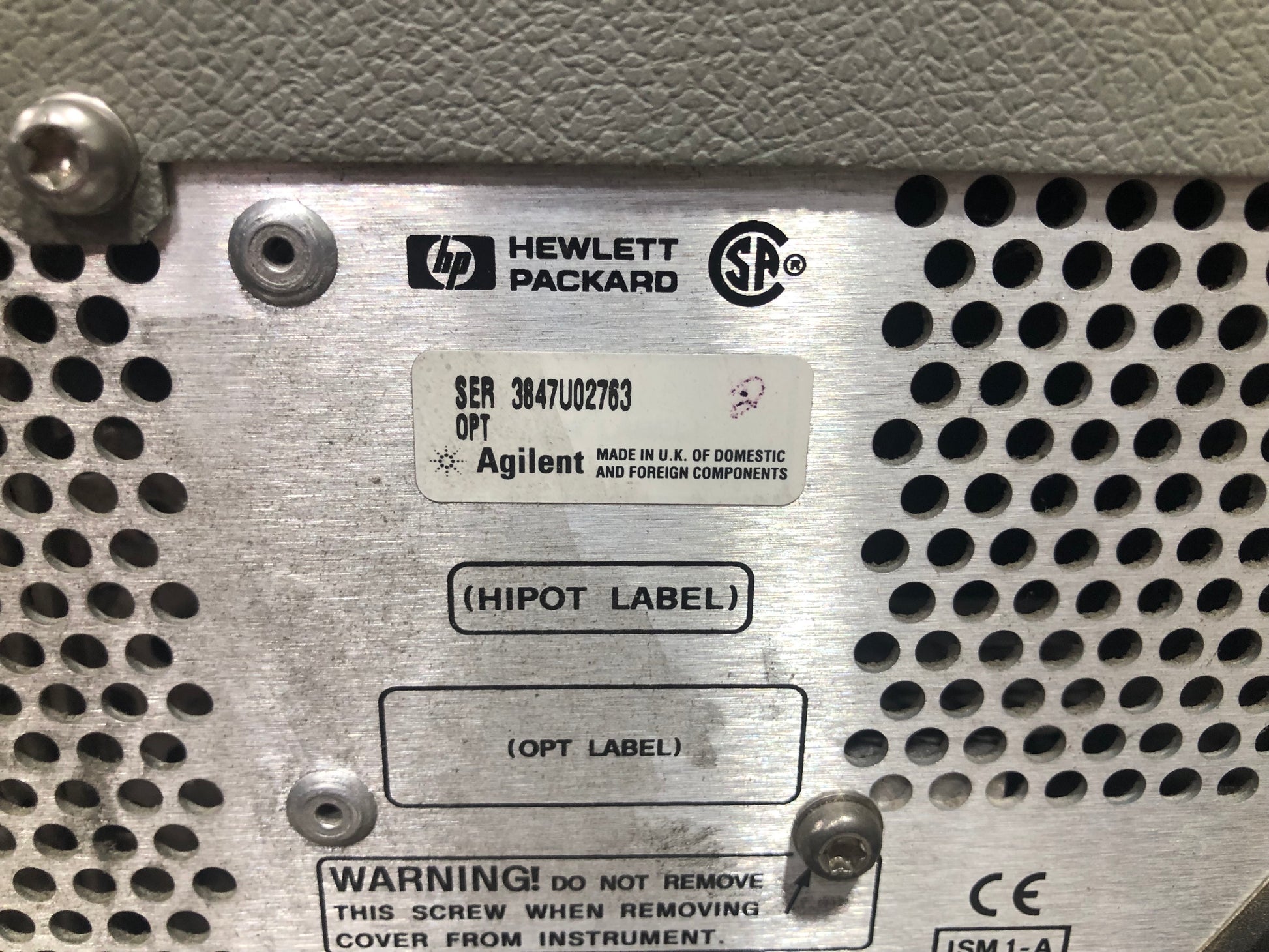 Agilent (HP / Keysight) 8648A 100kHz-1000MHz Signal Generator - No Opt ...