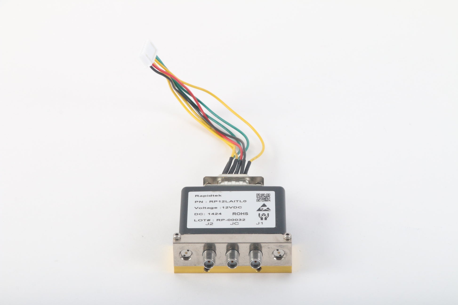 Rapidtek RP12LAITL0 12VDC RF Coaxial Switch – NTC Tech