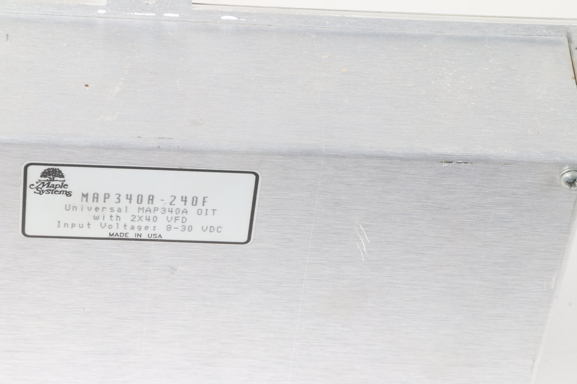 Maple MAP340A-240F Operator Interface Display, 2x40 VFD – NTC Tech