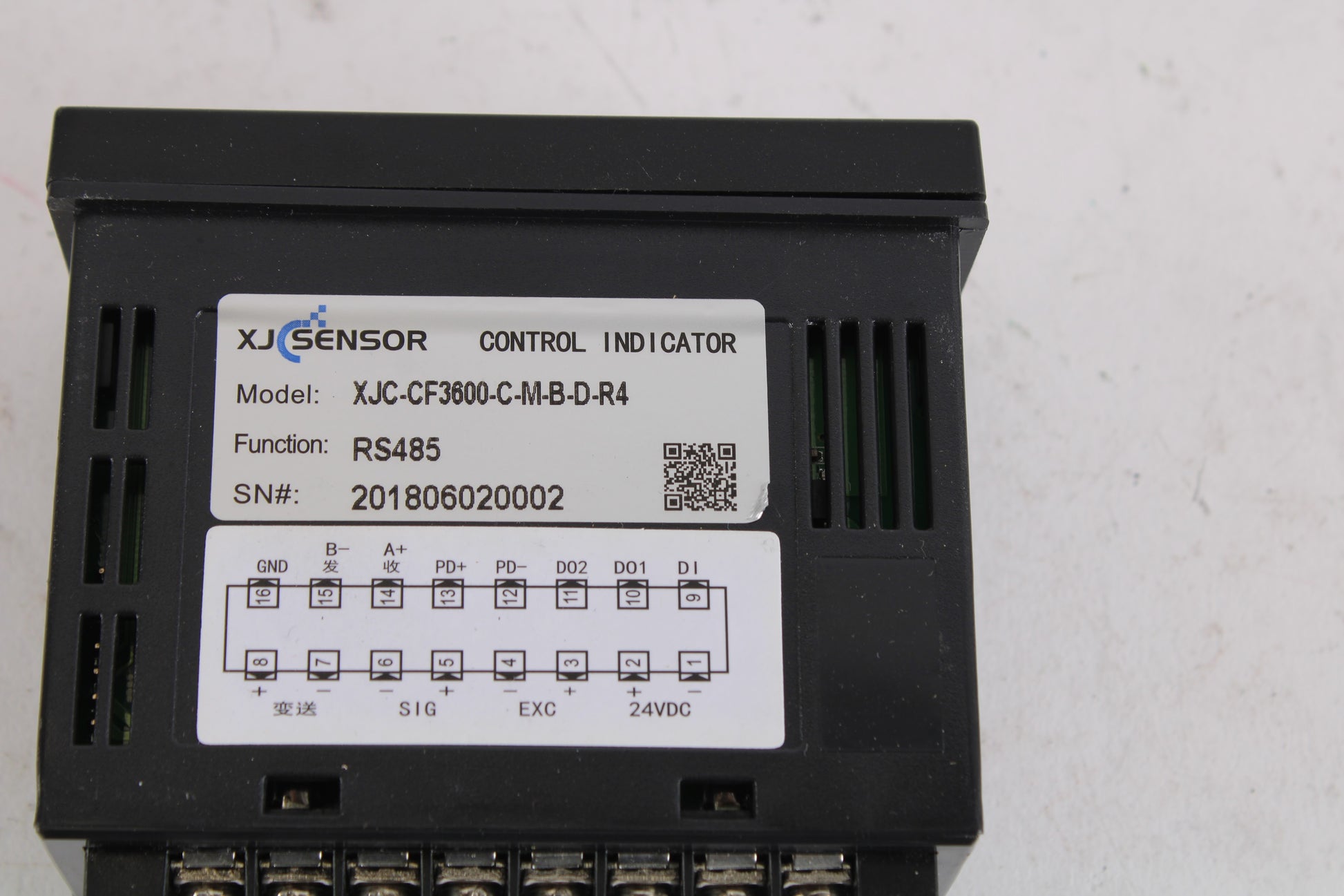 XJ Sensor XJC-CF3600-C-M-B-D-R4 Load Cell Indicator – NTC Tech