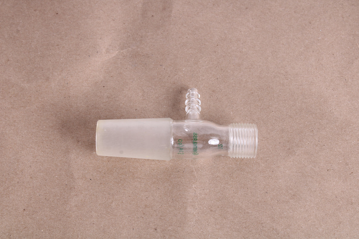 Chemglass Adapter Universal Inlet 24/40 #12 Chem-Thread Hose Connect C ...