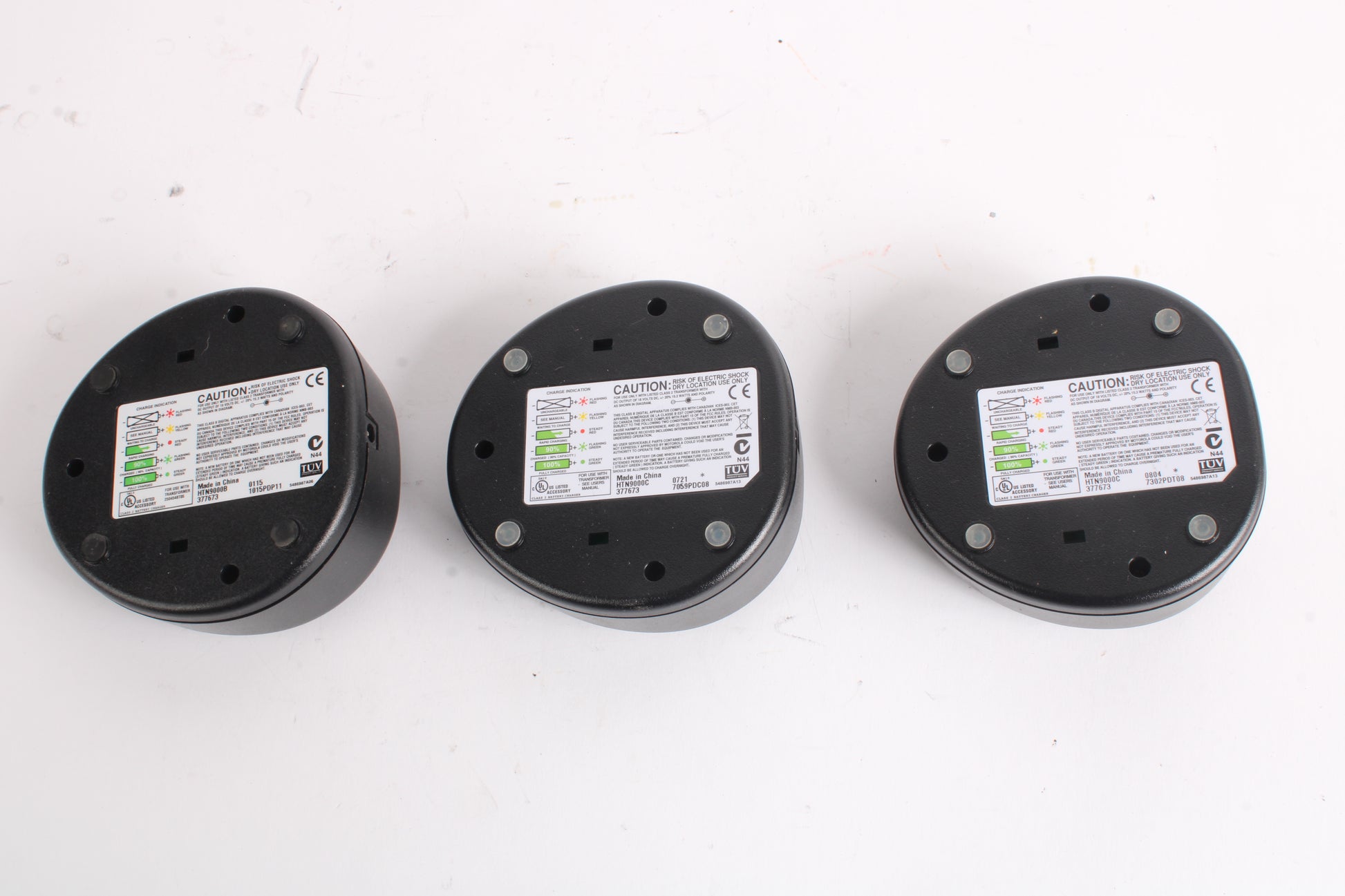 Motorola 2x: HTN9000C 1x: HTN9000B Charging Base (Lot of 3) – NTC Tech