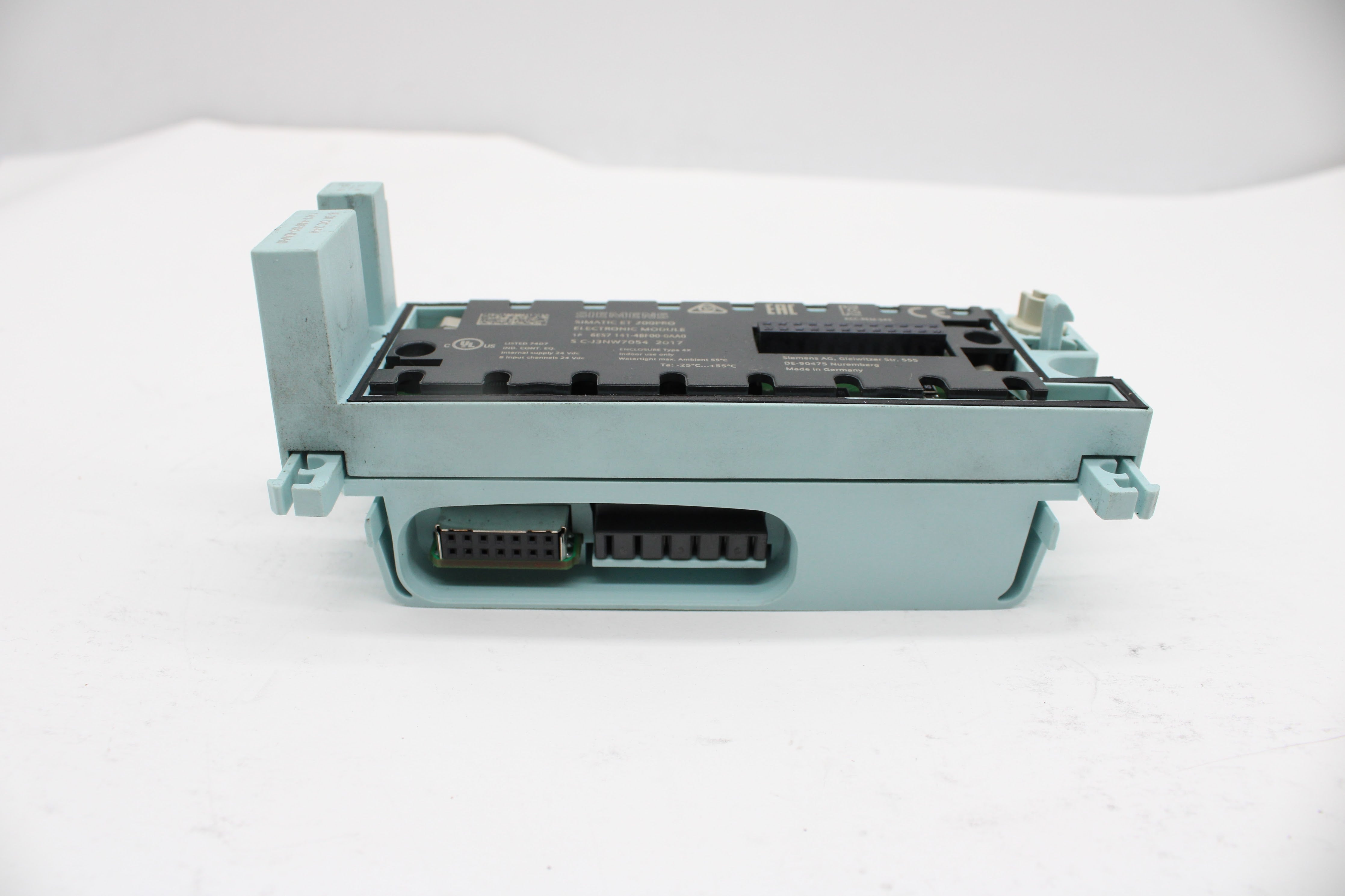 Siemens Simatic ET 200PRO Module 6ES7141-48F00-0AA0 W/ A5E00995501 Rac ...