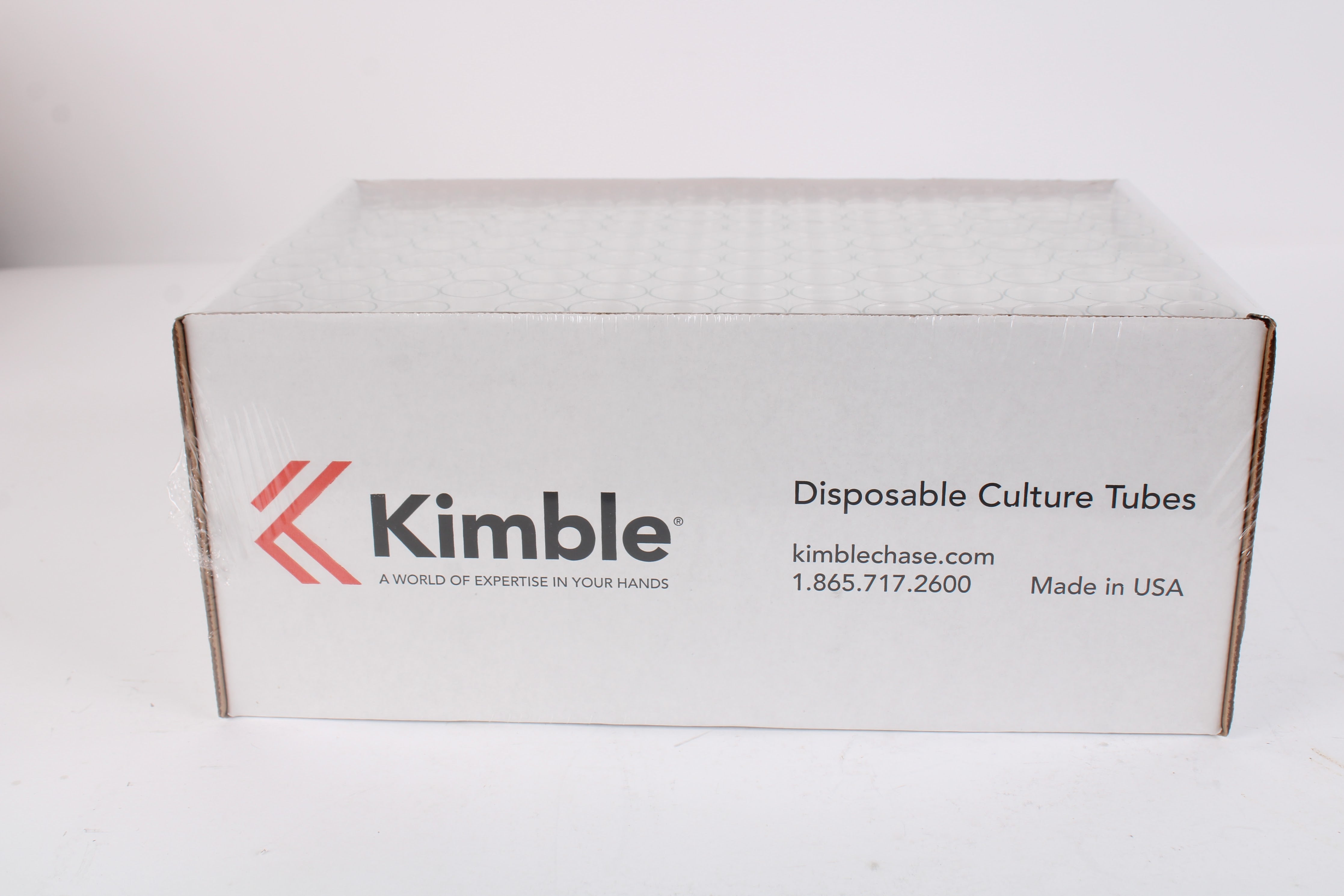 KIMBLE Plain Disposable Borosilicate Glass Tube, 55 mL - Case of 125 ...