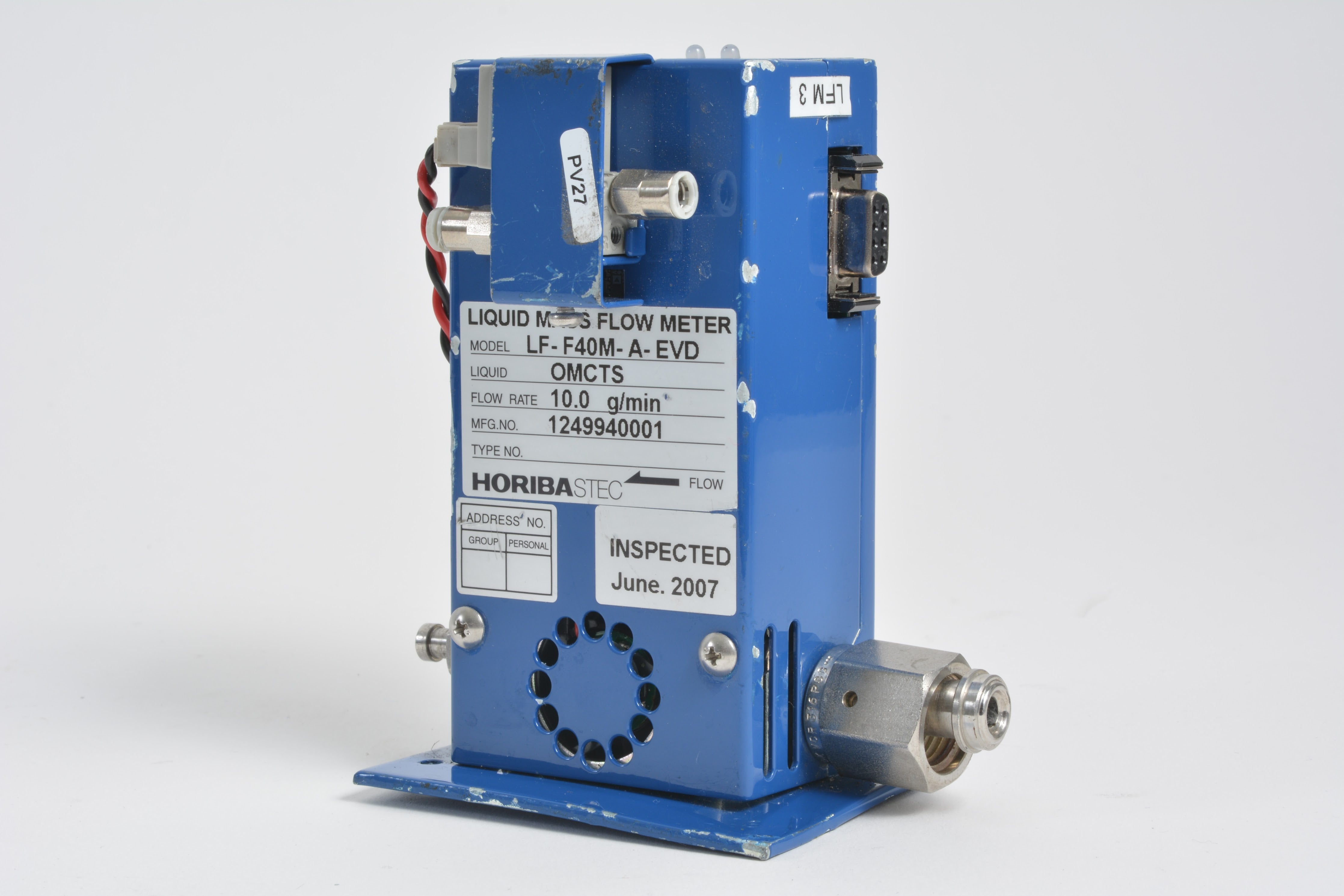 Horibastec LF-F40M-a-EVD Liquid Mass Flow Meter – NTC Tech