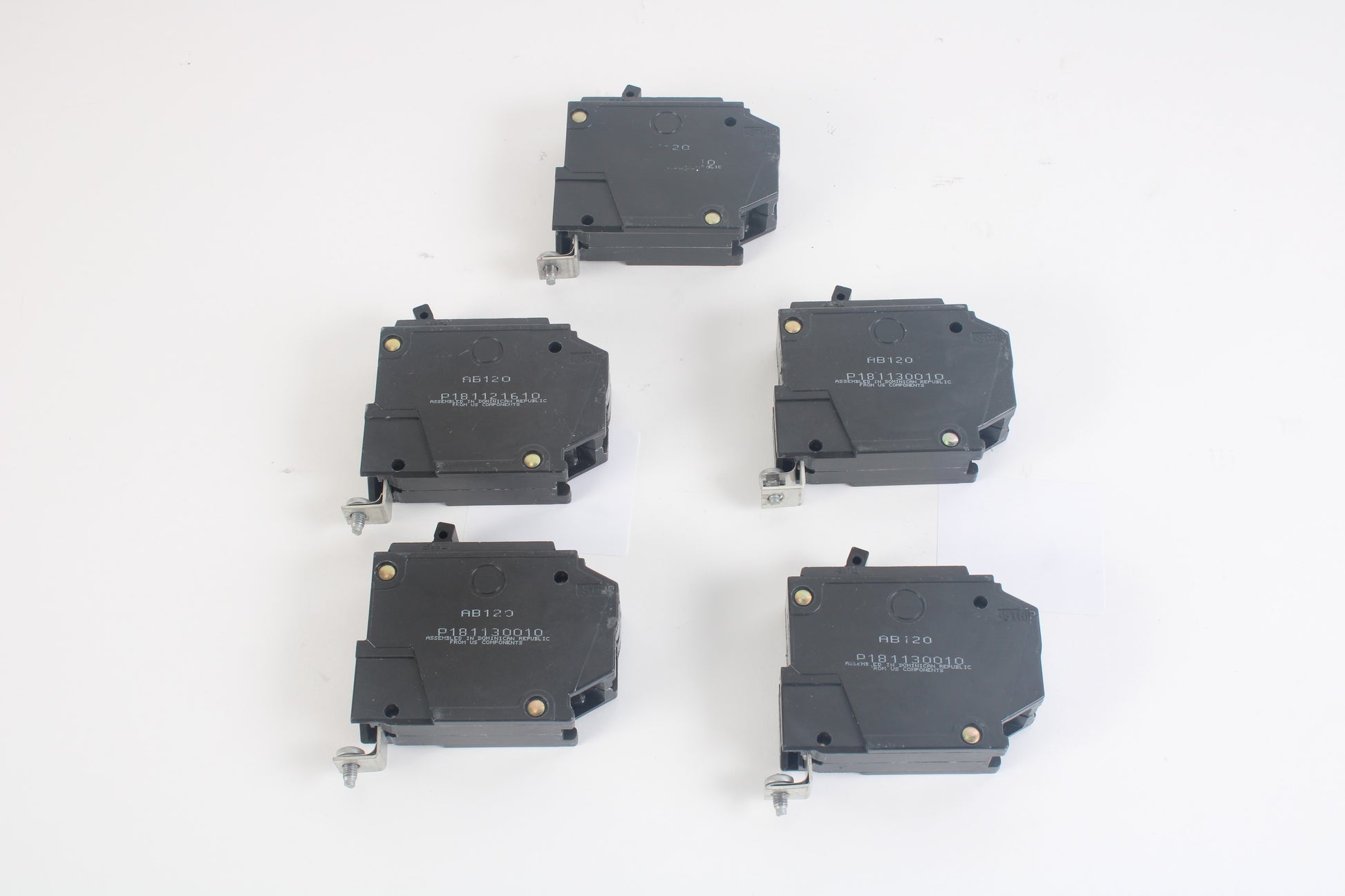 Siemens TYPE THOB 20A 1 Pole Unit Circuit Breaker - Lot of 5 – NTC Tech