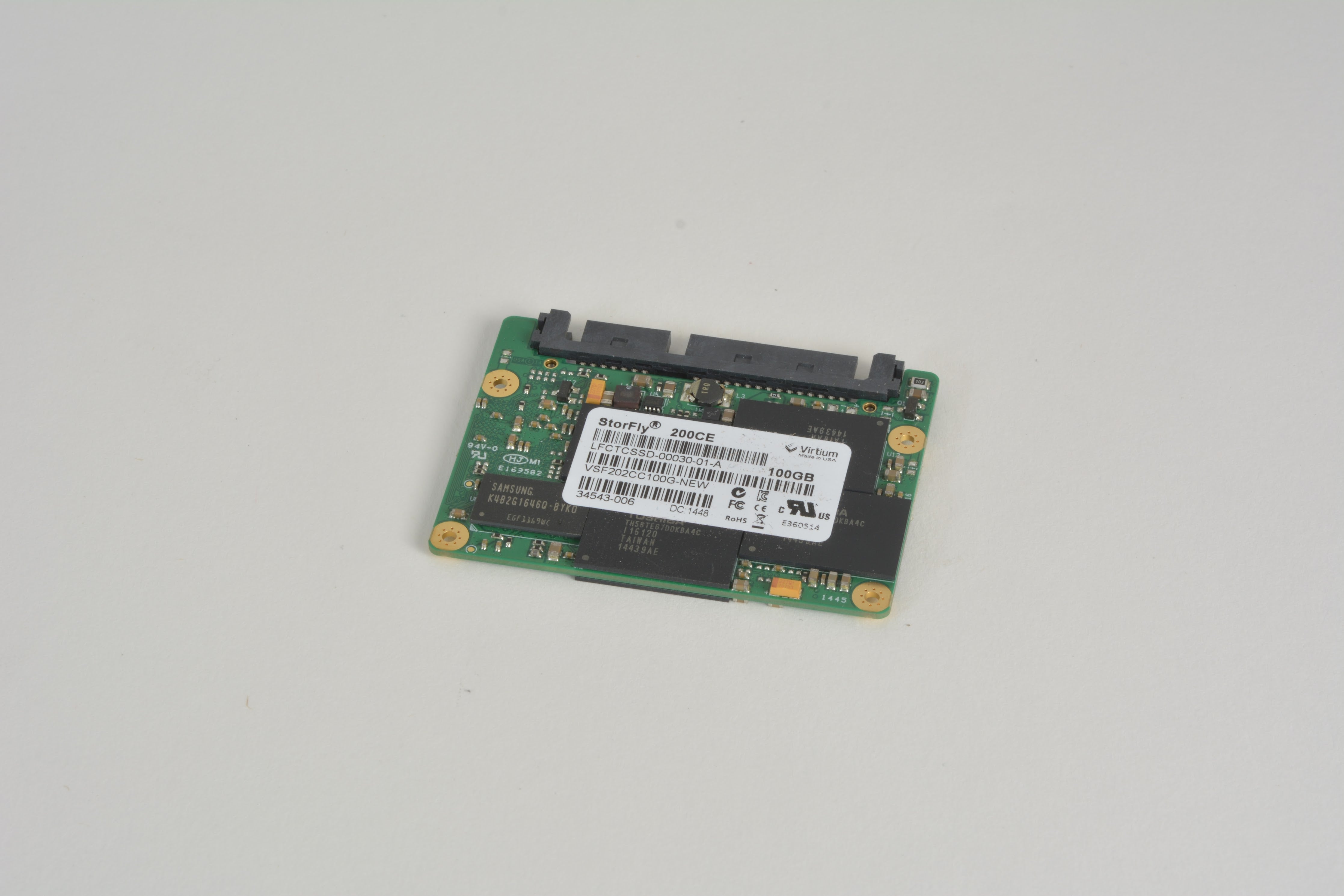 Virtium StorFly 200 Industrial Slim SATA SSD 100GB / VSF202CC100G-NEW ...