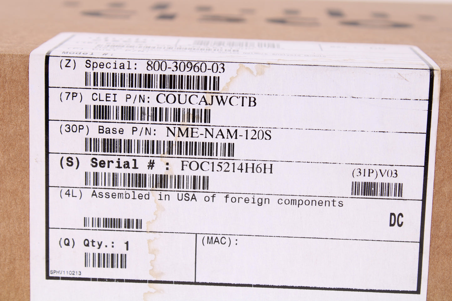 Cisco NME-NAM-120S Network Analysis Branch Router Module - New – NTC Tech