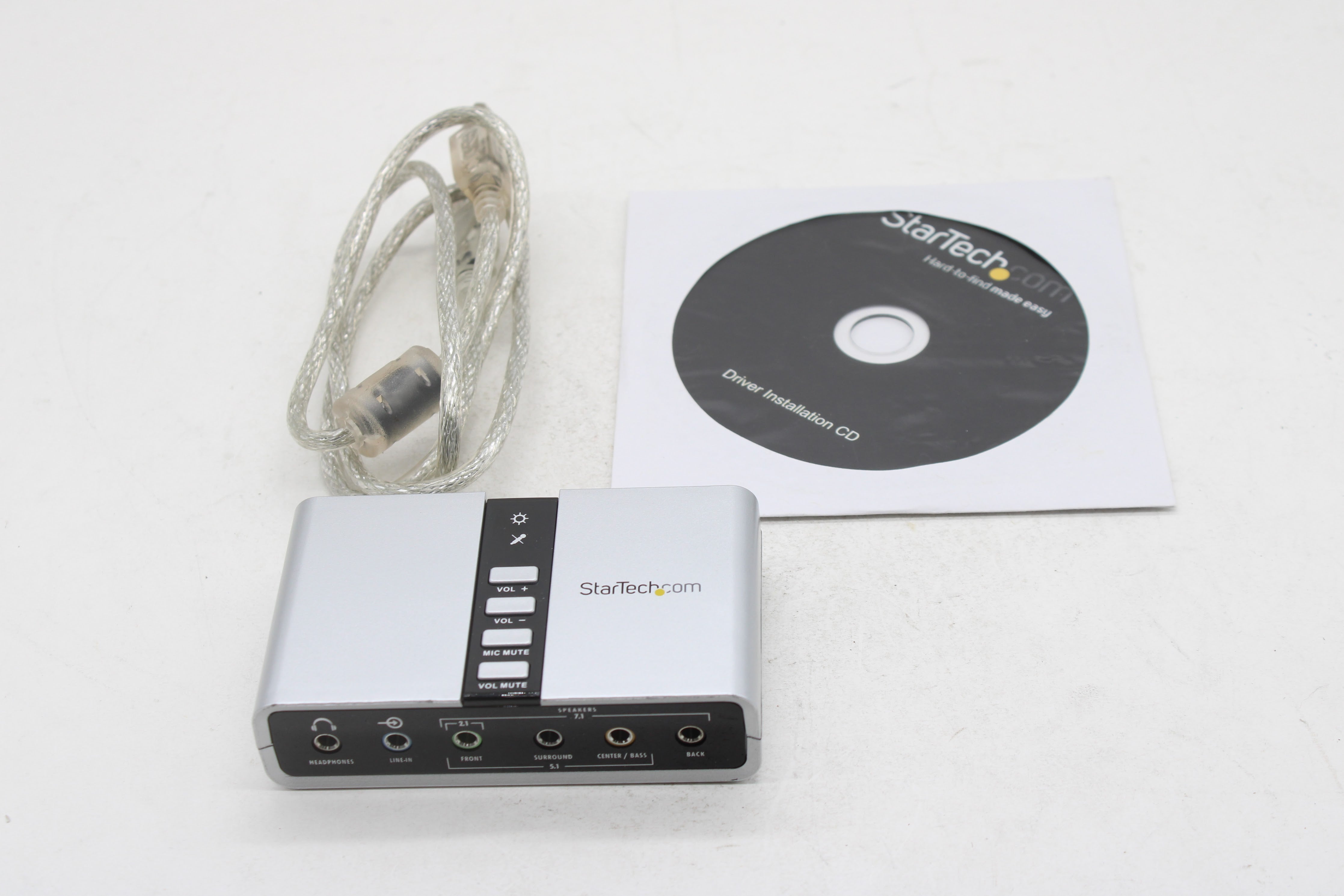 StarTech 7.1 USB External Sound Card SPDIF Digital Audio ICUSBAUDIO7D – NTC Tech