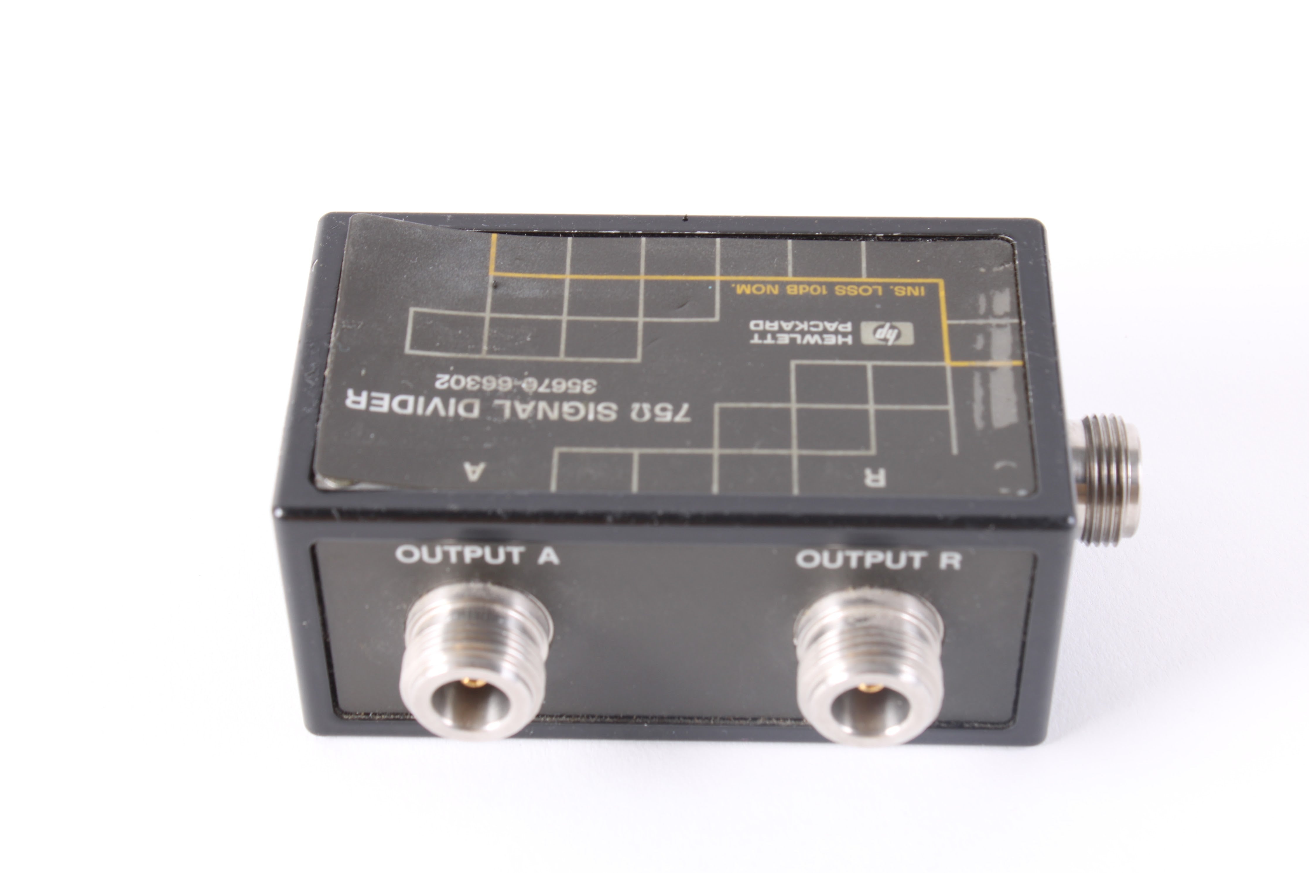 HP 35676-66302 75 Ohm Signal Divider SWR Bridge W/ Calibration Termina ...