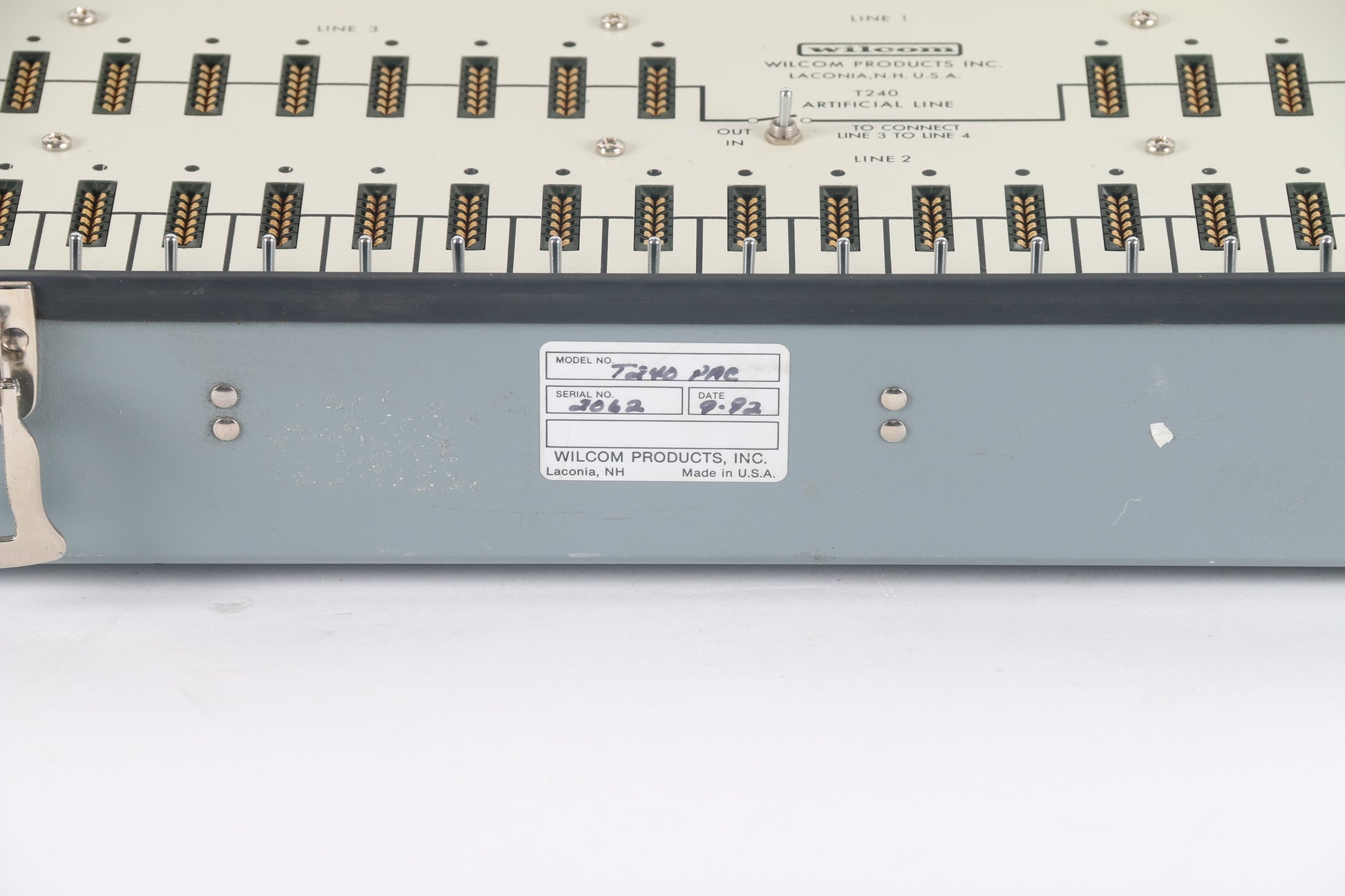 Wilcom T240 PAC Artificial Line/Cable Kit – NTC Tech