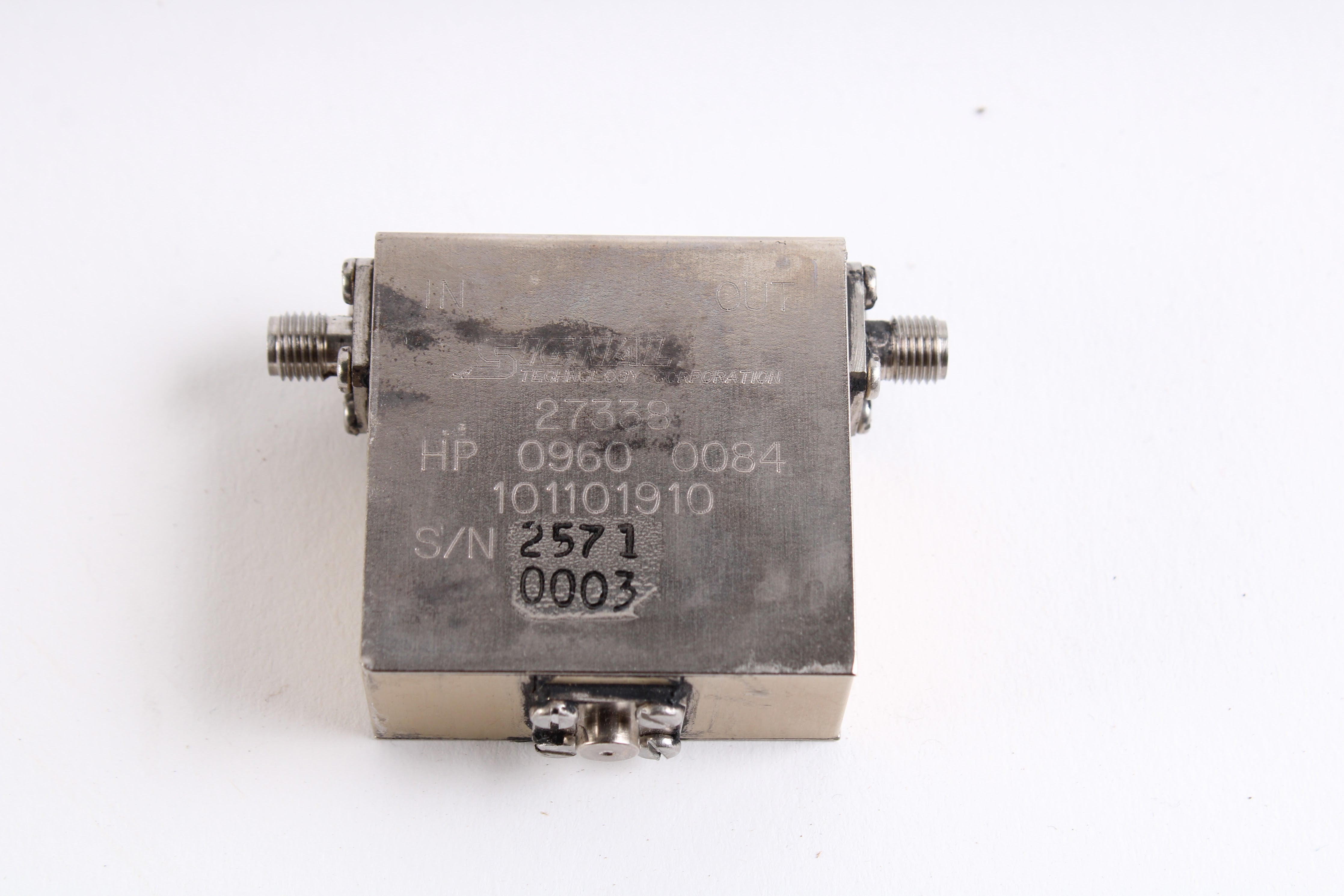 Signal Technology 27338 HP 0960-0084 101101910 Microwave Isolator – NTC ...